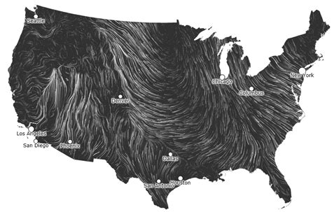 Hypnotic Wind Map Hudson Valley Geologist