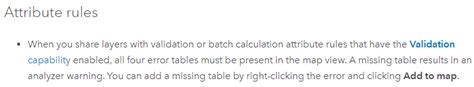 Solved Validation Service Option Is Missing When Trying T Esri