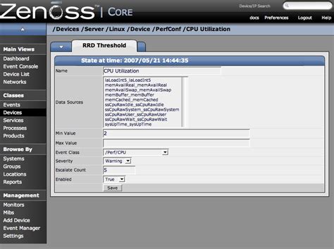 Zenoss Admin Guide Open Source Application Server And Network