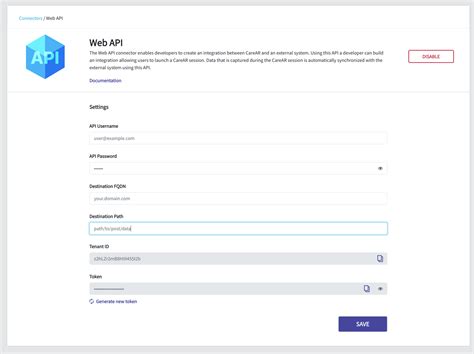 Deploying Web API Integration CareAR Help Center