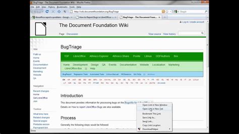 LibreOffice Writer Reporting A LibreOffice Bug YouTube
