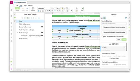 Internal Audit Management Software System Workiva
