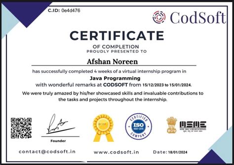 Afshan Noreen On Linkedin Codsoft Certification Continuouslearning Codsoftinternship