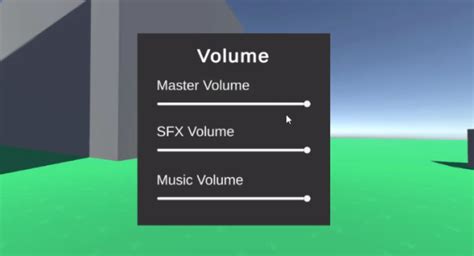 How To Work With Audio Mixers And Volume Settings In Unity Projects