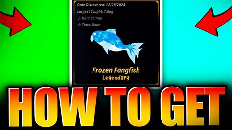Frozen Fangfish How To Get Fisch Roblox Youtube