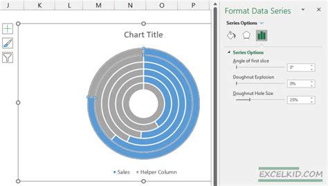 How To Create A Radial Bar Chart In Excel Easy Steps