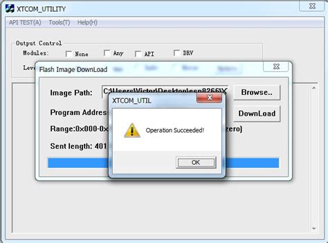 esp8266 обновление прошивки с помощью xtcom util esp8266