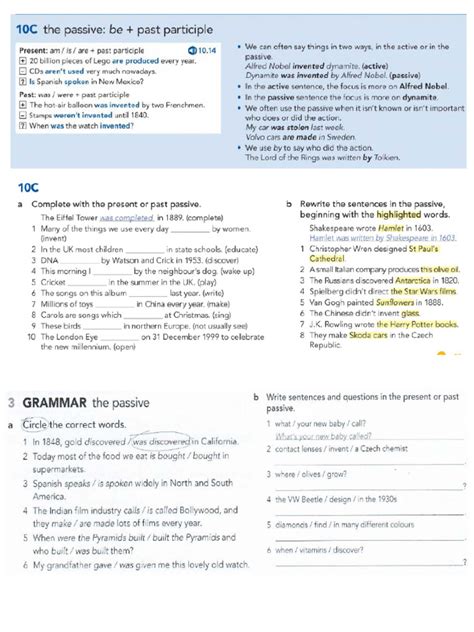 Passive Voice ვნებითი გვარი Pdf