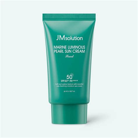 Jm Solution Marine Luminous Pearl Sun Cream Pearl Spf50 Pa 50ml