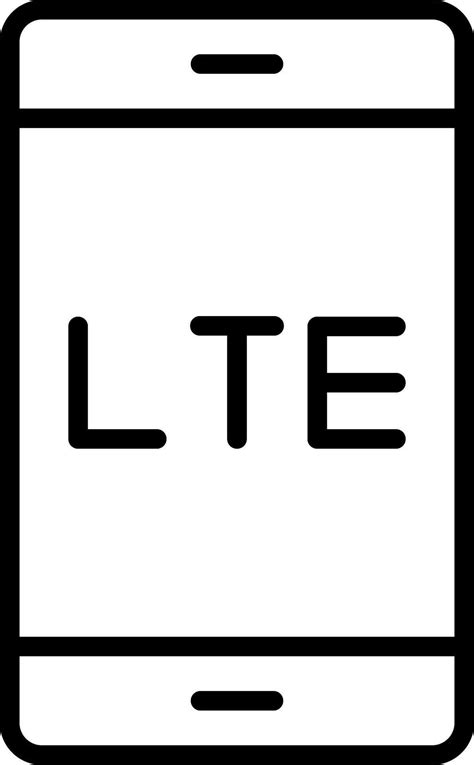 Lte Icon Design Symbol 51118685 Vector Art At Vecteezy