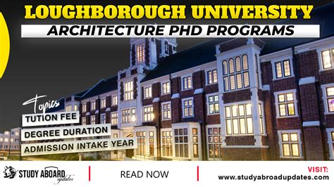 Loughborough University Architecture Phd Programs