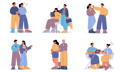 Sexual Harassment At Work Concept Employee Abuse 13396593 Vector Art