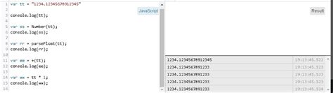 Typescript Javascript Decimal Precision Lose After Converting From String To Number Or
