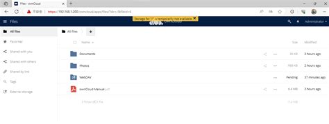 I Have Successfully Connected To An External Storage Via Webdav