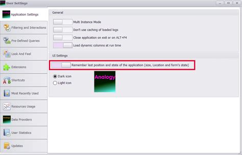 Main Log Viewer Window Always Starts Up Full Screen · Issue 213 · Analogy Logvieweranalogy