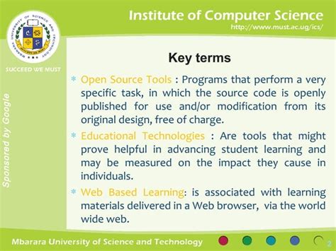 open source educational technologies for teaching and learning ppt