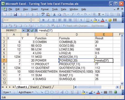 Работа с формулами Excel использование встроенных функций Excel