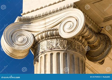 Ionic Column Stock Image Image Of Construction Classic 25794923