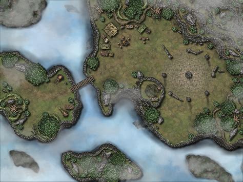 Floating isles - Battle map elemental plane of air : r/inkarnate