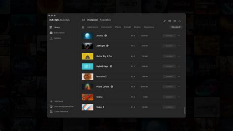 Free Products From Native Instruments