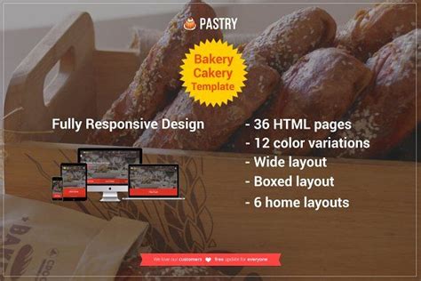 Pastry HTML Bakery Cakery Template Pastry And Bakery Bakery Pastry