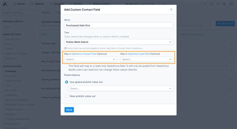 Create Custom Contact Fields