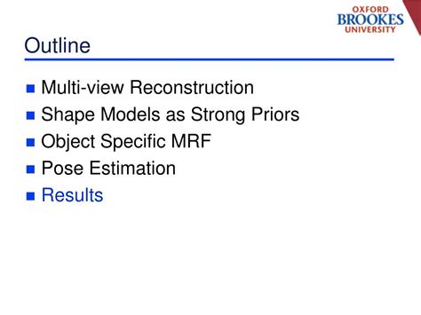ppt using strong shape priors for multiview reconstruction powerpoint