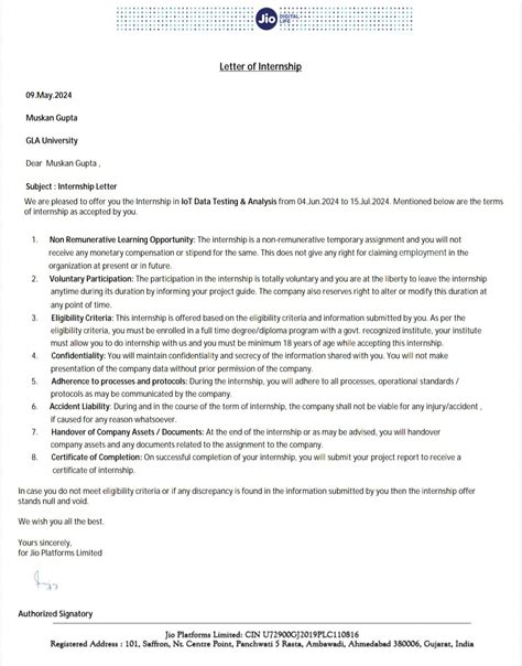 Muskan Gupta On Linkedin Internship Jioplatforms Iotdata Exploring