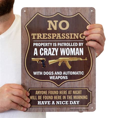Funny No Trespassing Signs For Girls