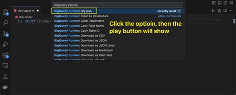 Ai Powered Bigquery Workflow In Vs Codecursor With Bigquery Runner Aron Hack
