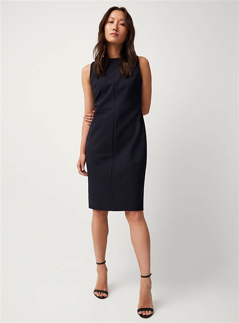 Sleeveless Stretch Sheath Dress Vince Shop Midi Dresses Simons