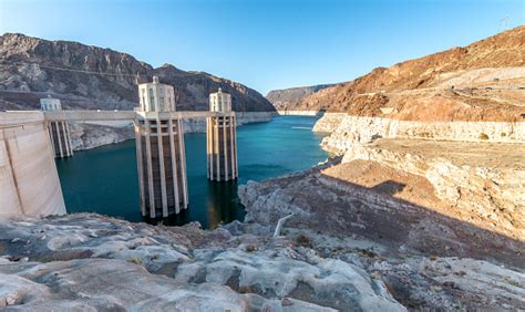 Hoover Dam Usa The Hydroelectric Power Station On The Border Of Arizona