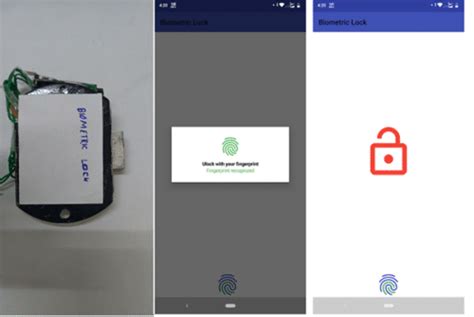 wireless biometric lock using arduino with iot