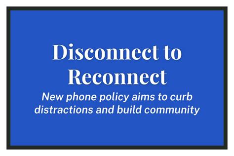 Disconnect To Reconnect The Parker Weekly