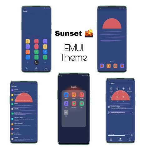 Sunset Theme For Emui 101 Emui 10 Emui 91