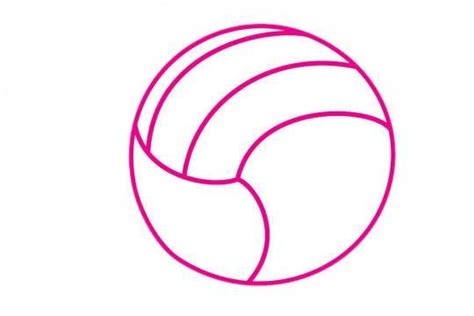 排球简笔画 打排球简笔画 简笔画大全 儿童简笔画图片大全