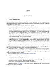 Lab Pdf Lab October Lab Expressions Welcome To Data Science Foundations Of