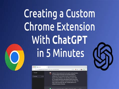create a chrome extension or any browser extension or chatgpt gpt3