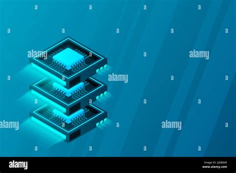 Quantum Computer Large Data Processing Server Room Artificial