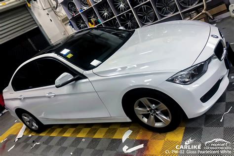 Cl Pw 02 Gloss Pearlescent White Ppf Film For Bmw Sino Vinyl