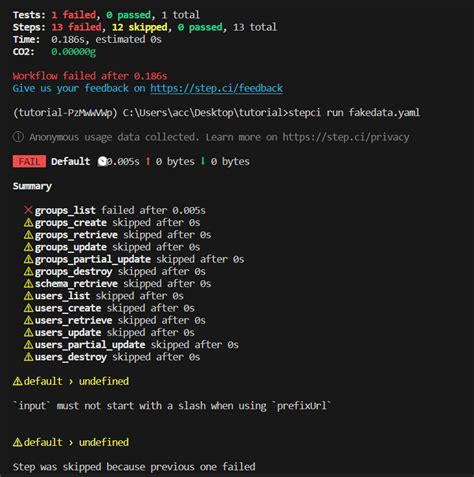 Yaml Step Ci Workflow Runtime Error With Slash In Path Stack Overflow