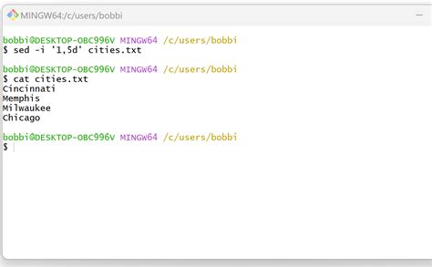 How To Use Sed To Delete First N Lines Of File Collecting Wisdom