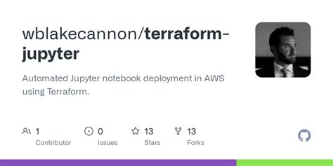 Github Wblakecannonterraform Jupyter Automated Jupyter Notebook Deployment In Aws Using