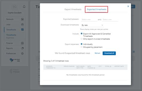 How To Export Timesheets Engage