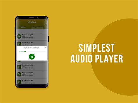Simple Sound Recorder App UI UX On Behance