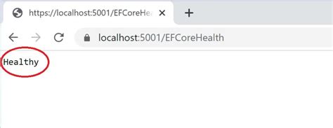 Health Check Entity Framework Database In ASP NET Core TheCodeBuzz
