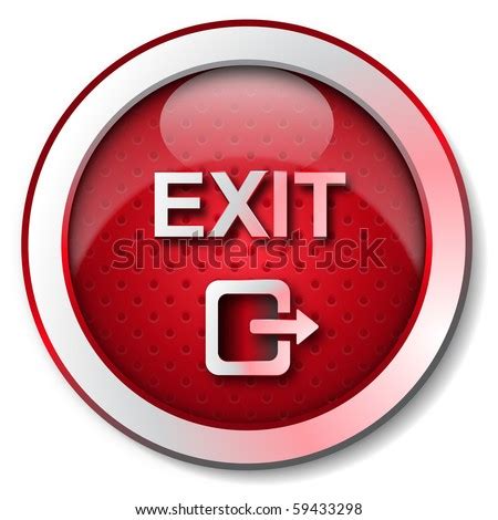 Exit Button Stock Images Royalty Free Images Vectors Shutterstock