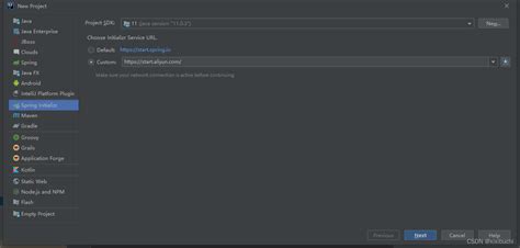 创建spring Initializr时间超时怎么办spring Initalizer 地址很慢 Csdn博客