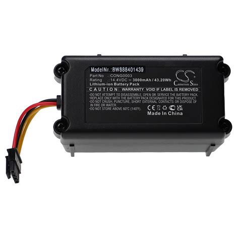 Vhbw Batterie Compatible Avec Proscenic 780t Ka760 790t P1 Summer P1s P2 P3 Aspirateur