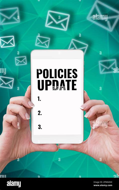 Inspiration Showing Sign Policies Update Business Showcase Act Of Adding New Information Or